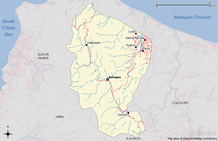 Map Of Apayao