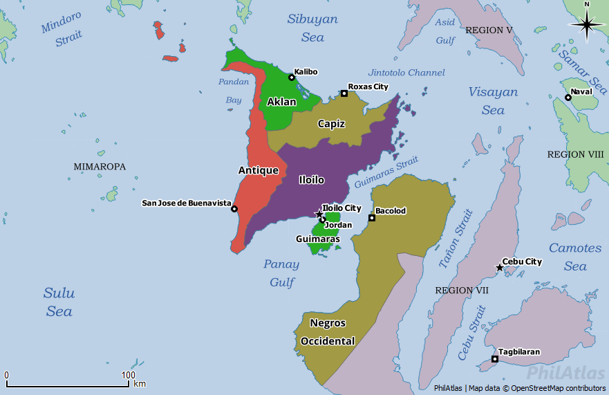 Western Visayas Map